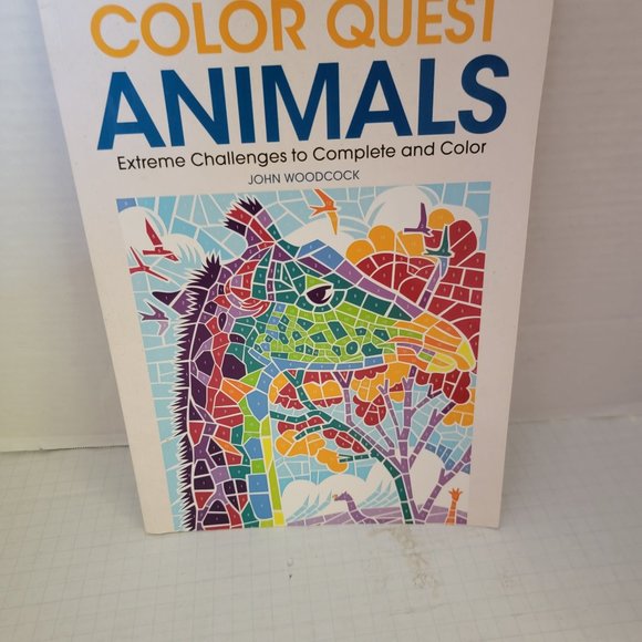 Barron'S | Other | New Color Quest Animals Extreme Challenges Coloring ...